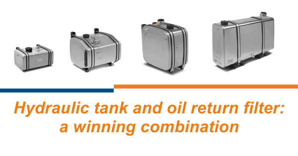 Hydraulic tank and oil return filter: a winning combination - Padoan